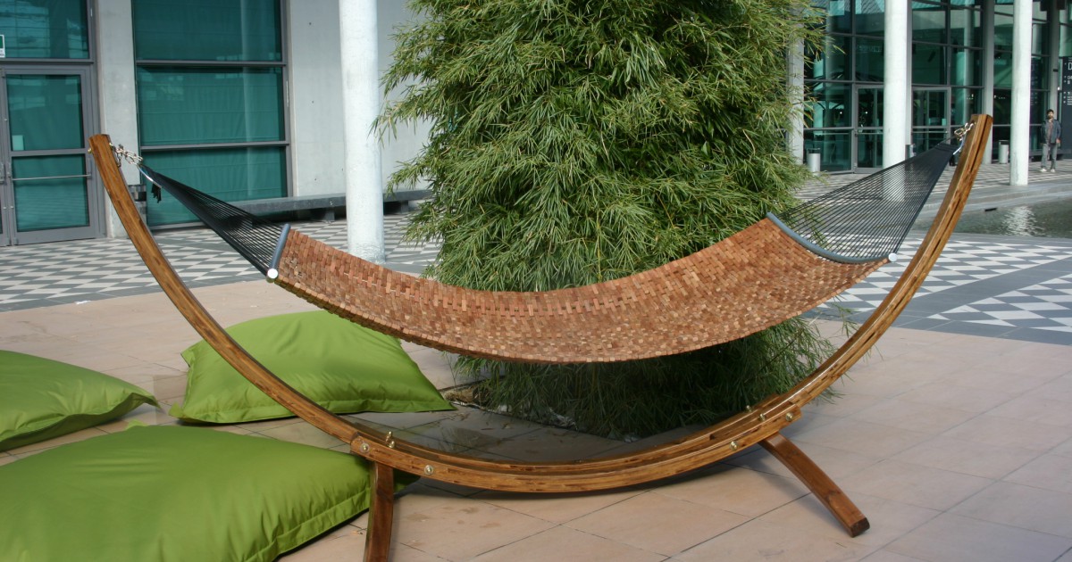 ACACIA WOODEN HAMMOCK A3000 AMACA-NIDO ARMCHAIR-LA RETE